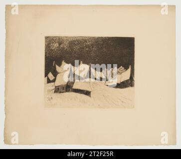 Snow in Picardie (La Neige en Picardie) 1926 by Dr. Paul Gachet Stock ...