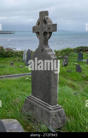 Cemetery at Ballinskelligs Abbey, County Kerry, Ireland Stock Photo - Alamy
