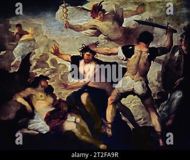 Perseus cut of Medusa's head. Perseus and Medusa 1660 by Luca Giordano ...