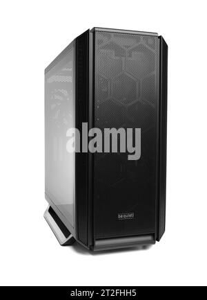 System unit case be quiet silent base 802 on white background Stock ...