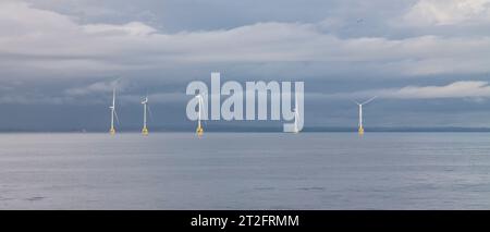 Offshore wind turbines, Aberdeen, Scotland, UK Stock Photo - Alamy