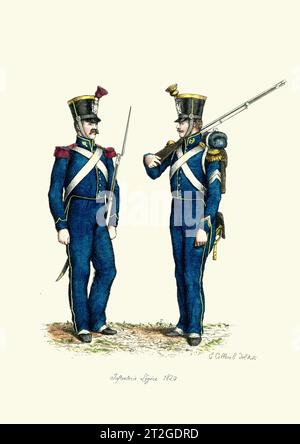 French Military Uniforms, 19th Century, History, Infantry soliders ...