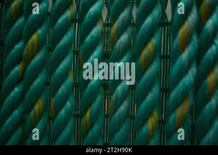 A work by the Mata Aho Collective, part of Ëbadakone, an exhibit of ...