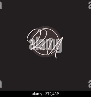 QU initial logo with rounded circle vector graphic Stock Vector Image & Art - Alamy