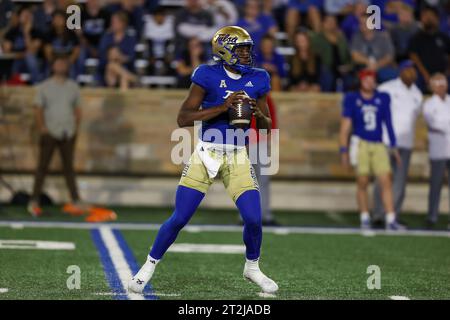 October 19, 2023: Braylon Braxton #1 Tulsa QB settles in the pocket ...