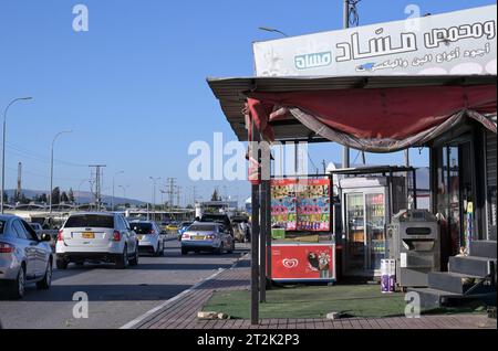 Palestine, PALESTINE, ISRAEL, Border Station Emek Harod, Jalamah, near ...