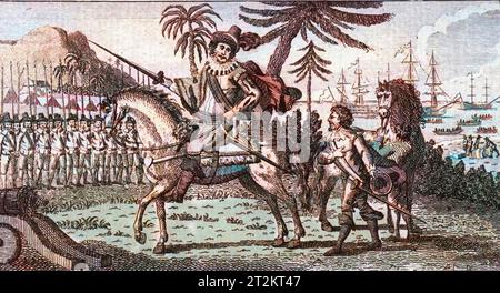 Hernando Cortez. Portrait of the Spanish explorer Hernando Cortez (1485 ...