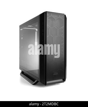 Open system unit case with fans of a personal computer Stock Photo - Alamy