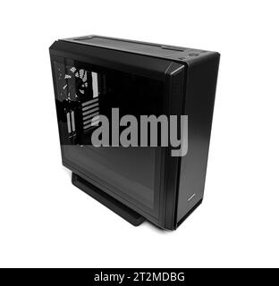 System unit case be quiet silent base 802 on white background Stock ...