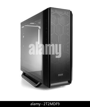 System unit case be quiet silent base 802 on white background Stock ...