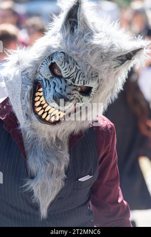 Italy, Cosplay Festival, Cosplay Wears A Werewolf Mask Stock Photo - Alamy