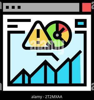 modeling risk icon color illustration Stock Vector Image & Art - Alamy