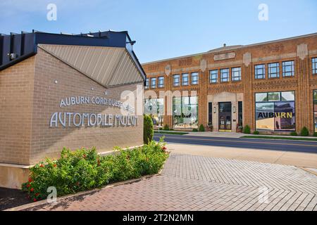 ACD automobile museum front entrance sign with ACD museum in background ...