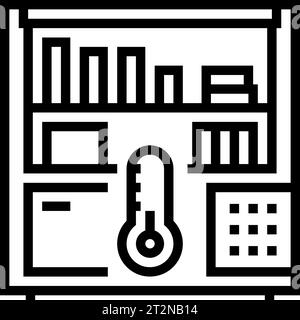 medication storage pharmacist line icon vector illustration Stock ...
