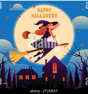 gradient halloween season design vector illustration Stock Vector Image ...