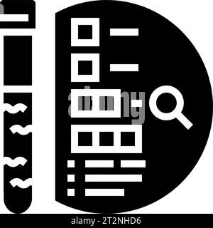 borehole logging hydrogeologist glyph icon vector. borehole logging ...