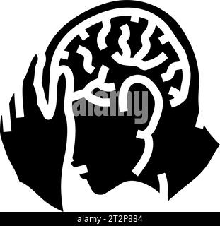 neurological disorders neuroscience neurology glyph icon vector ...