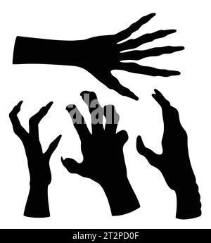 monster and alien hand sign gesture and symbol fingers gesture ...