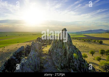 mountain stones at sunset in Hercynian mountains Stock Photo - Alamy