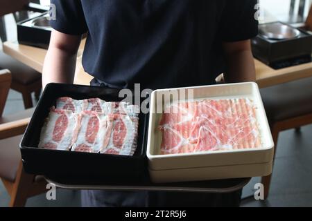 Raw Samgyupsal Meat for Grilling Korean BBQ Korean Barbecue Stock Photo ...