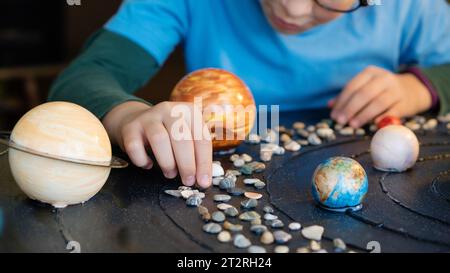 hands and solar system planets Stock Photo - Alamy