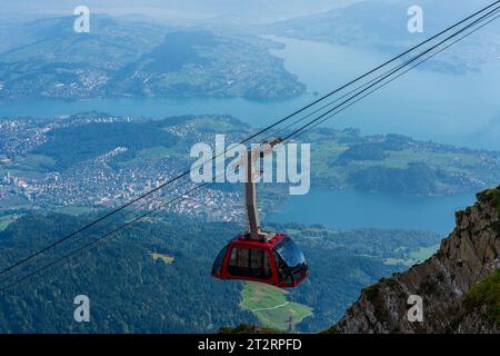 Pilatus cable car near Lucerne in Switzerland Stock Photo - Alamy