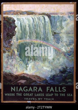 Reproduction vintage travel posters worldwide Stock Photo - Alamy