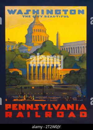 Reproduction vintage travel posters worldwide Stock Photo - Alamy