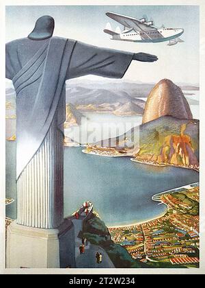 Reproduction vintage travel posters worldwide Stock Photo - Alamy