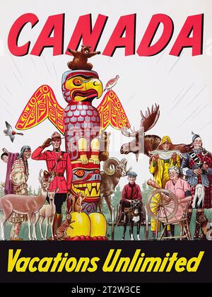 Reproduction vintage travel posters worldwide Stock Photo - Alamy