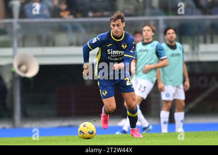 Filippo Terracciano (Hellas Verona) during the Italian "Serie A" match ...