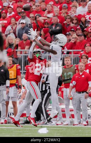 Penn State wide receiver KeAndre Lambert-Smith (13) makes a reception ...