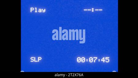 Vhs Blue Screen Stop