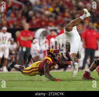 Utah running back Ja'Quinden Jackson (3) runs the ball against USC in ...
