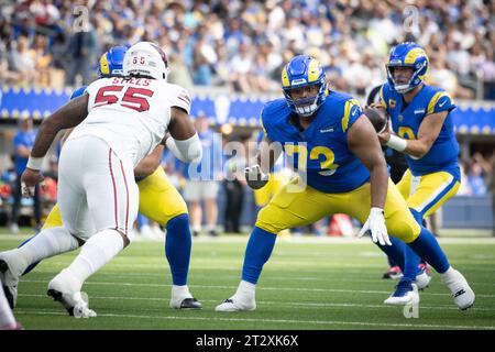 Los Angeles Rams guard Steve Avila signs autographs following NFL ...