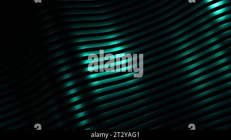 Striped background with moving waves. Design. Beautiful lines move in ...
