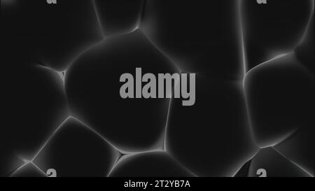 Moving 3d shapes with plasma light. Design. Bright light of plasma ...