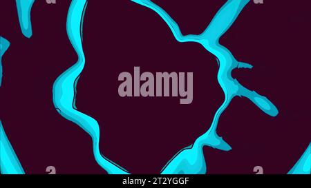 Art background with changing colorful stains. Design. Transforming ...