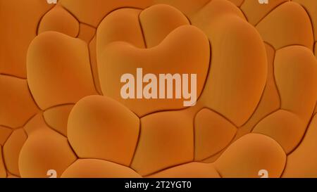 Abstract cartoon style of rippling liquid surface. Design. Bright ...