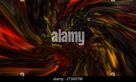 Interstellar concept. Motion. Distortion of reality inside black hole ...