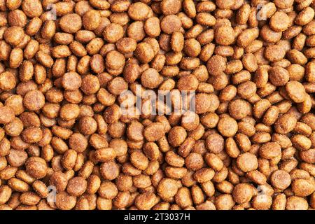 Delicious group of dog food balls texture Stock Photo - Alamy