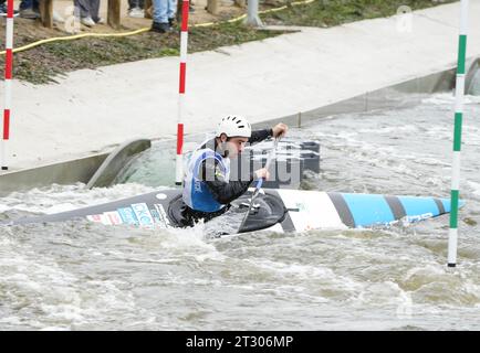 Thomas L'Huillier 9th place K1 Men during the French championships ...
