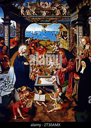 The Adoration of the Christ Child 1512 Jacob Cornelisz van Oostsanen 1472 - 1533, Dutch, The ...