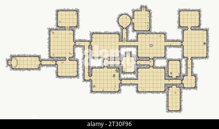 Dungeon game asset. Top view. Vector illustration Stock Vector Image ...