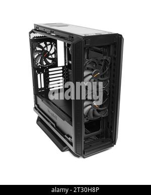 System unit case be quiet silent base 802 on white background Stock ...