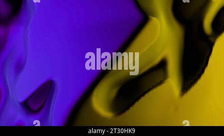 Multicolored merging paints. Design. Waterfalls of falling colors ...