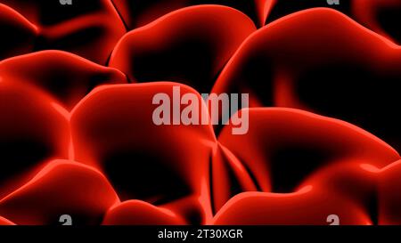 Abstract moving entrails of human body. Design. Motion of guts, concept ...