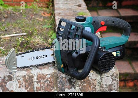 Bosch UniversalChain18 cordless chainsaw Stock Photo - Alamy
