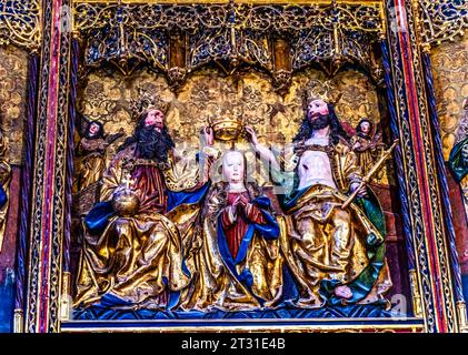 Crowning Mary Triptych Basilica St Catherine's Church Gdansk Poland ...