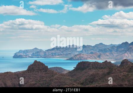 Beautuful landscapes in Baja California, Mexico. Travel background ...